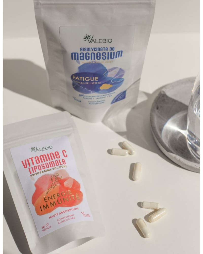 Pack Magnésium et Vitamine C : Cure Anti-Fatigue - Valebio